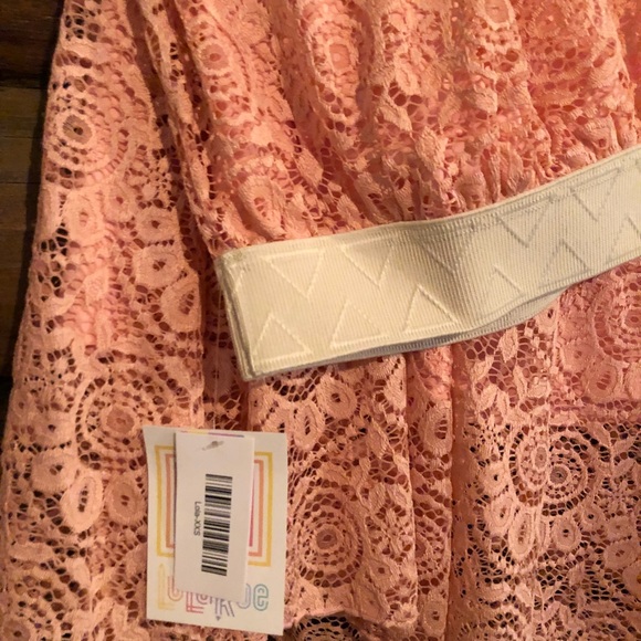 LuLaRoe | Skirts | Gorgeous Pink Lace Lola Lularoe Nwt | Poshmark